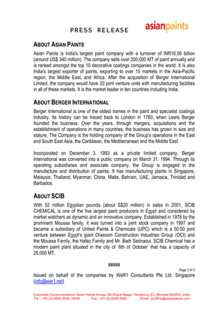 asian paints | PDF