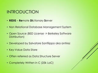 REDIS (Remote Dictionary Server) | PDF