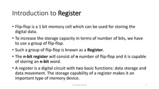 Register in Digital Logic | PPTX