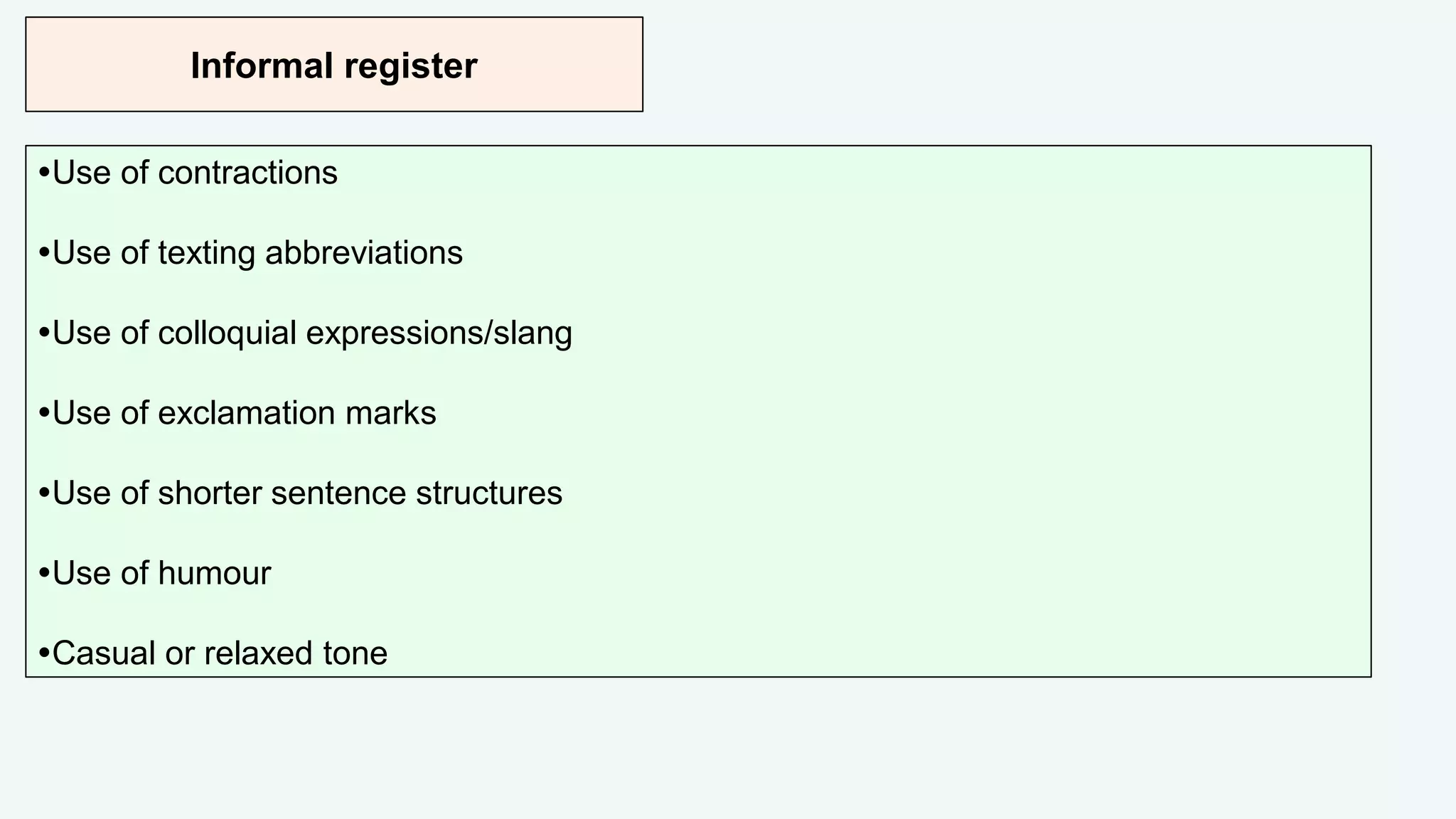 FS English Level 2 – March 18, 2023 (Writing: Formal, informal and ...