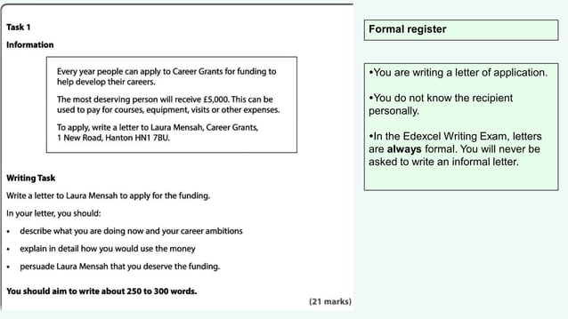 FS English Level 2 – March 18, 2023 (Writing: Formal, informal and ...
