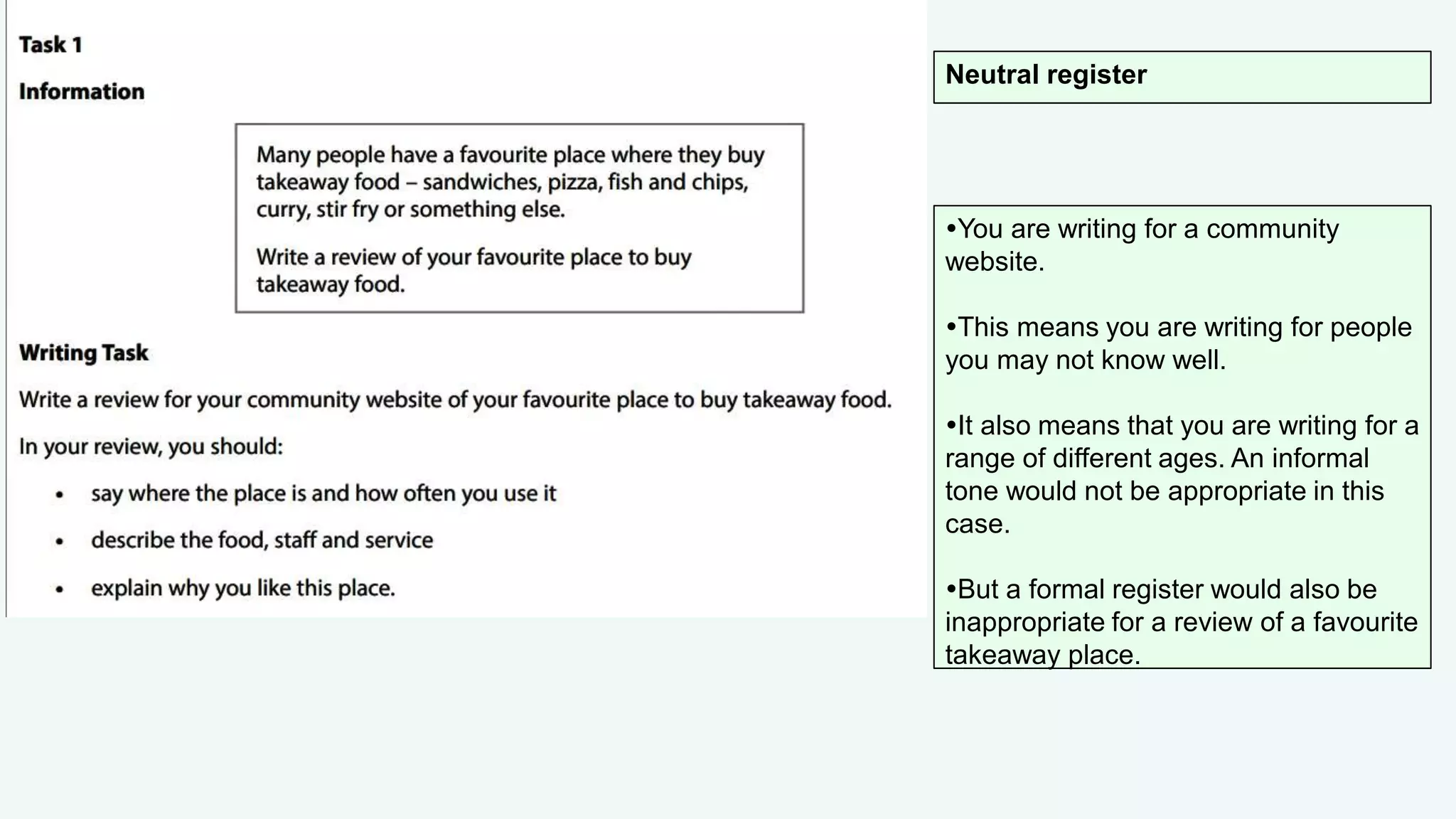 FS English Level 2 - March 18, 2023 (Writing: Formal, informal and ...