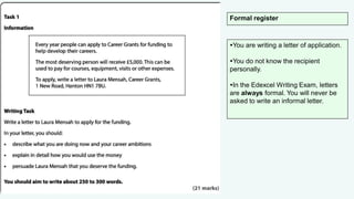 FS English Level 2 - March 18, 2023 (Writing: Formal, informal and ...