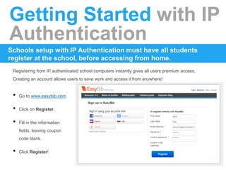 Register login user guide | PPT