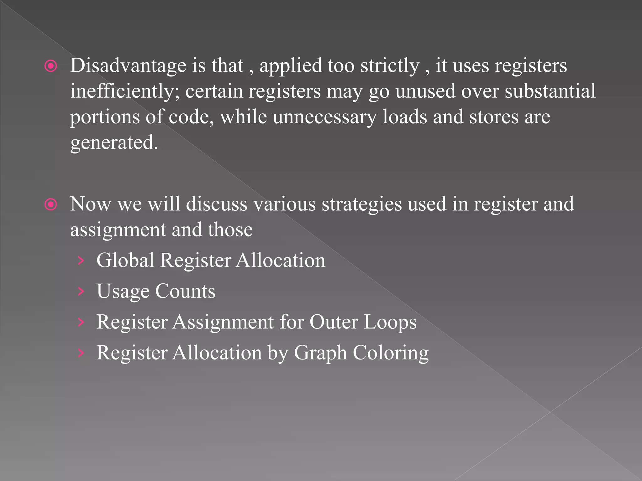 Register allocation and assignment | PPTX