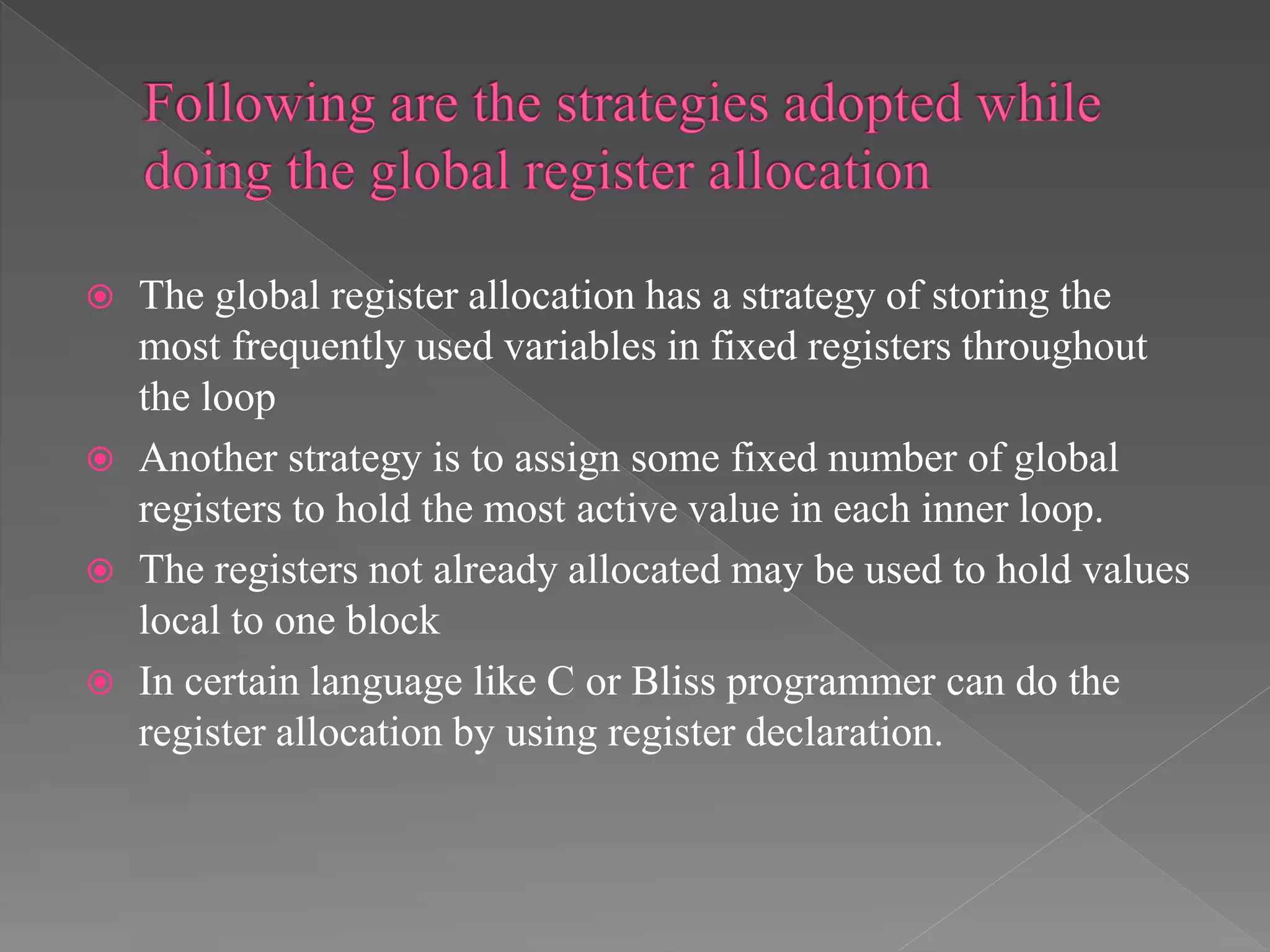 Register allocation and assignment | PPTX