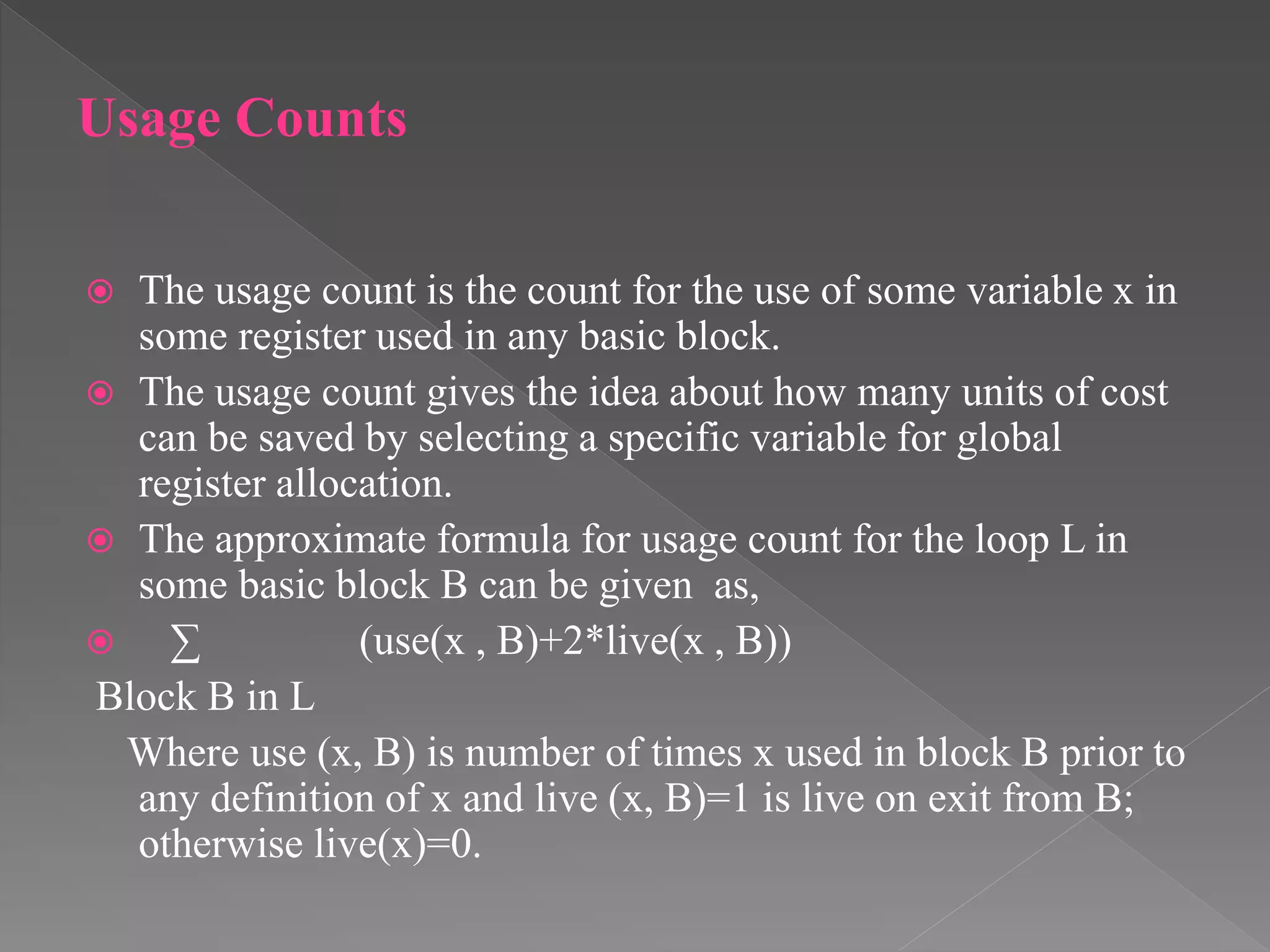 Register allocation and assignment | PPTX