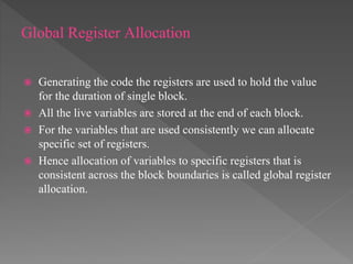 Register allocation and assignment | PPTX