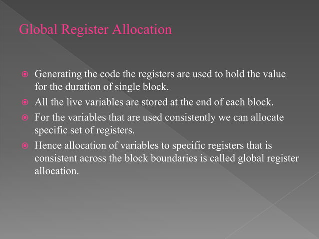Register allocation and assignment | PPTX