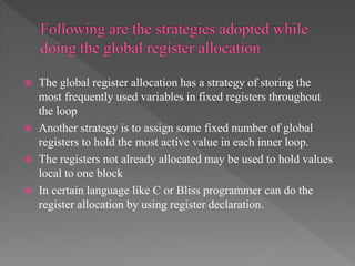 Register allocation and assignment | PPTX