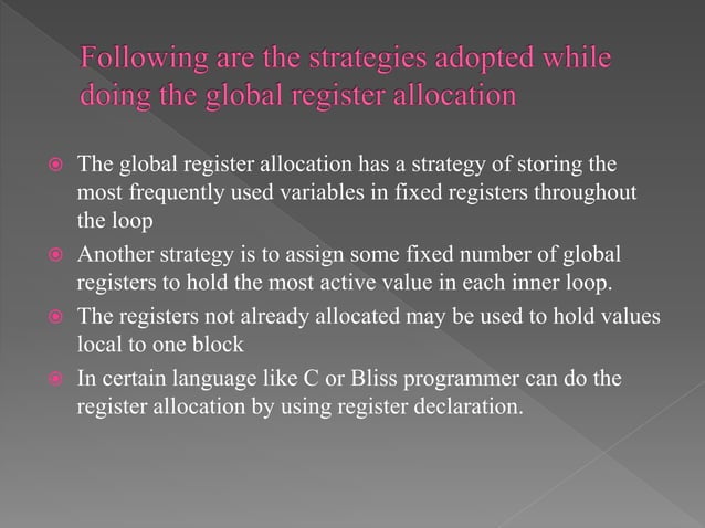 Register allocation and assignment | PPTX
