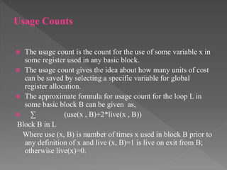 Register allocation and assignment | PPTX