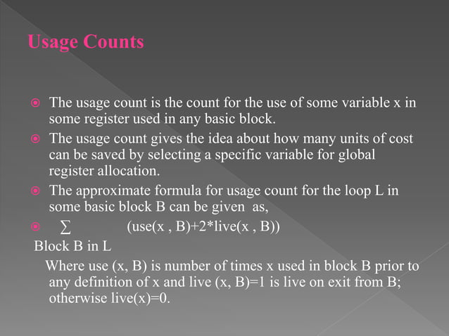 Register allocation and assignment | PPTX
