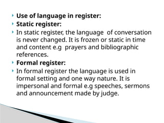 Register and Genre - Sir Ahmed Bilal-1.ppt
