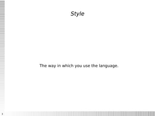 Register And Style | ODP