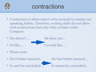 Register and style | PPT