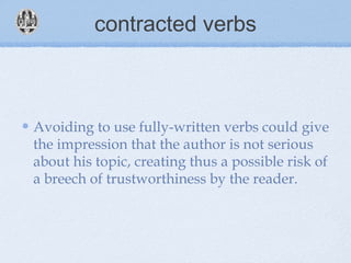 Register and style | PPT