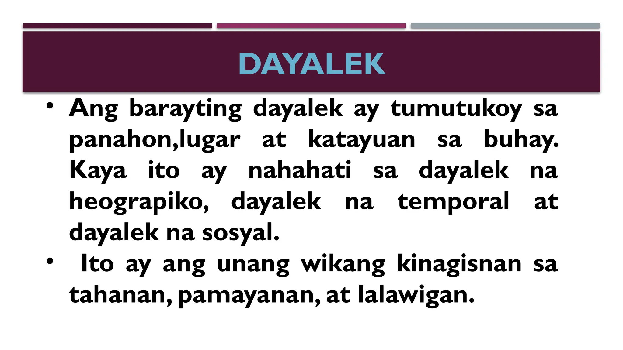 REGISTER AT BARAYTI NG WIKA SA PILIPINAS | PPTX