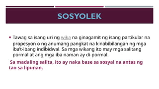REGISTER AT BARAYTI NG WIKA SA PILIPINAS | PPTX