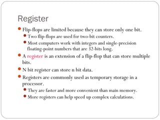 Register counters.readonly | PPT | Data Storage and Warehousing | Computing