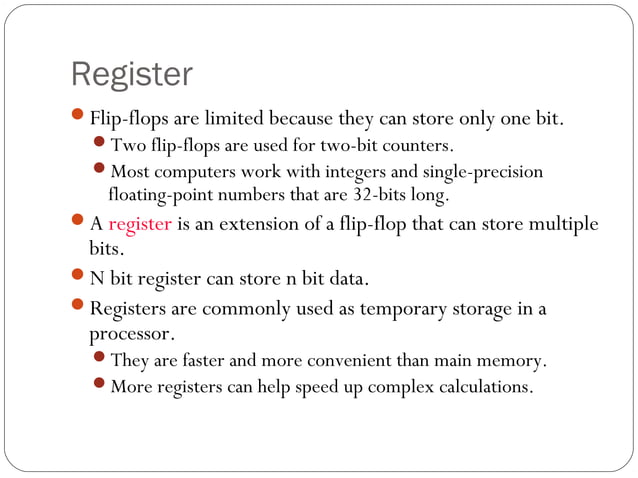 Register counters.readonly | PPT | Data Storage and Warehousing | Computing