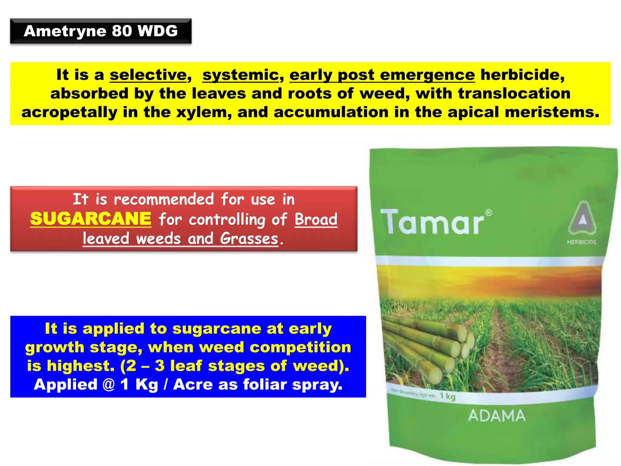 Registered herbicides in india with their commercial formulations | PPTX