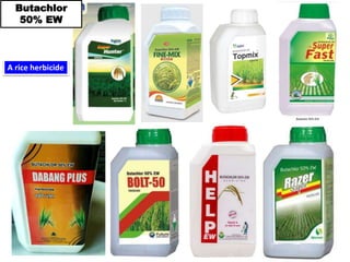 Registered herbicides in india with their commercial formulations | PPTX