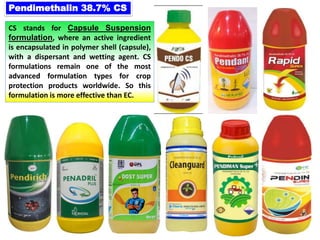 Registered herbicides in india with their commercial formulations | PPTX