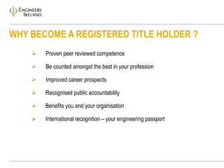 Registered professional titles presentation | PPTX