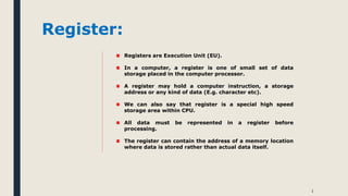 Register & flags | PPTX