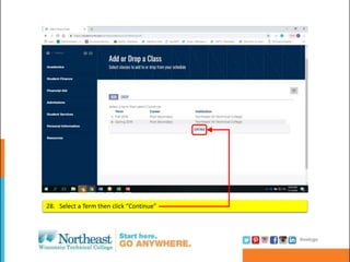 Register for Classes with Schedule Builder | PPTX