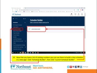 Register for Classes with Schedule Builder | PPTX
