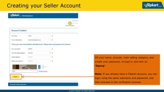 Registering as a Seller with Flipkart | PDF