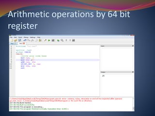 32 bit and 64 bit Register manipulation | PPTX