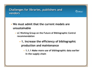 Register "New Directions in Cataloging and Metadata Creation" | PPT