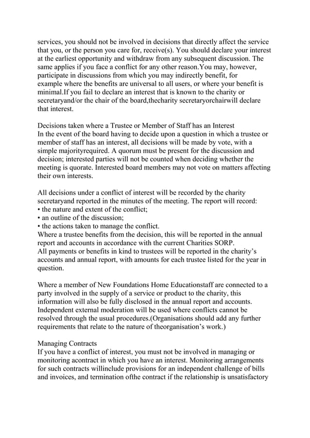 Register of conflicts | DOCX