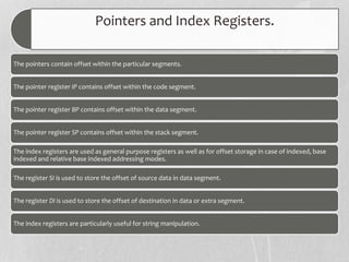 Register Organisation of 8086 Microprocessor | PPTX