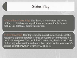 Register Organisation of 8086 Microprocessor | PPTX