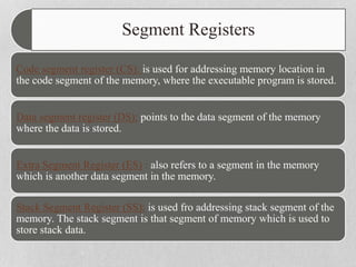 Register Organisation of 8086 Microprocessor | PPTX