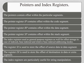 Register Organisation of 8086 Microprocessor | PPTX