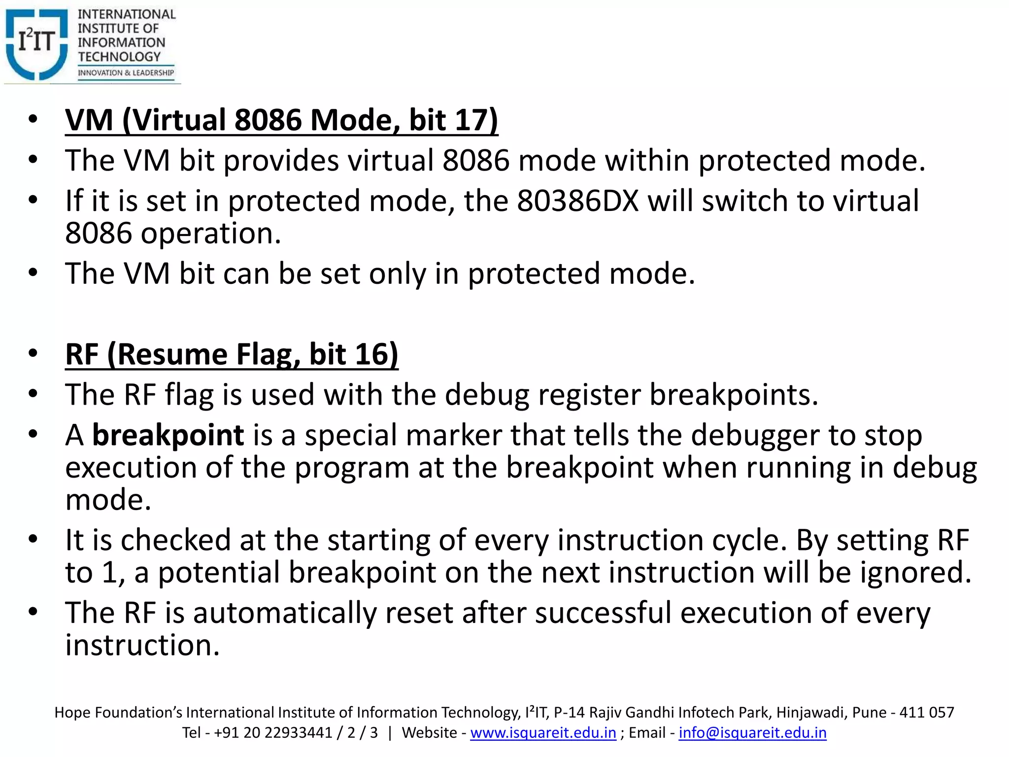 Register Organization of 80386 | PPTX
