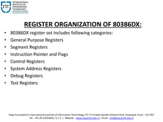 Register Organization of 80386 | PPTX