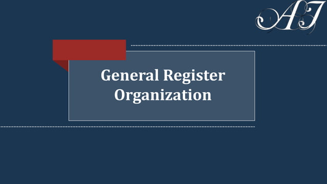 Register organization, stack | PPTX