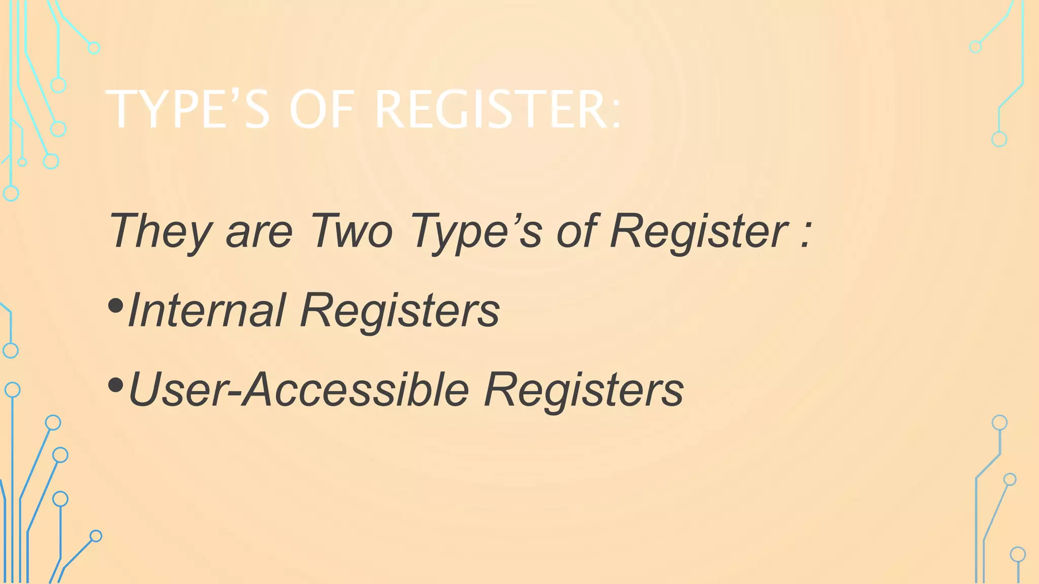 Register presentation | PPTX