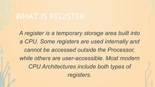 Register presentation | PPTX