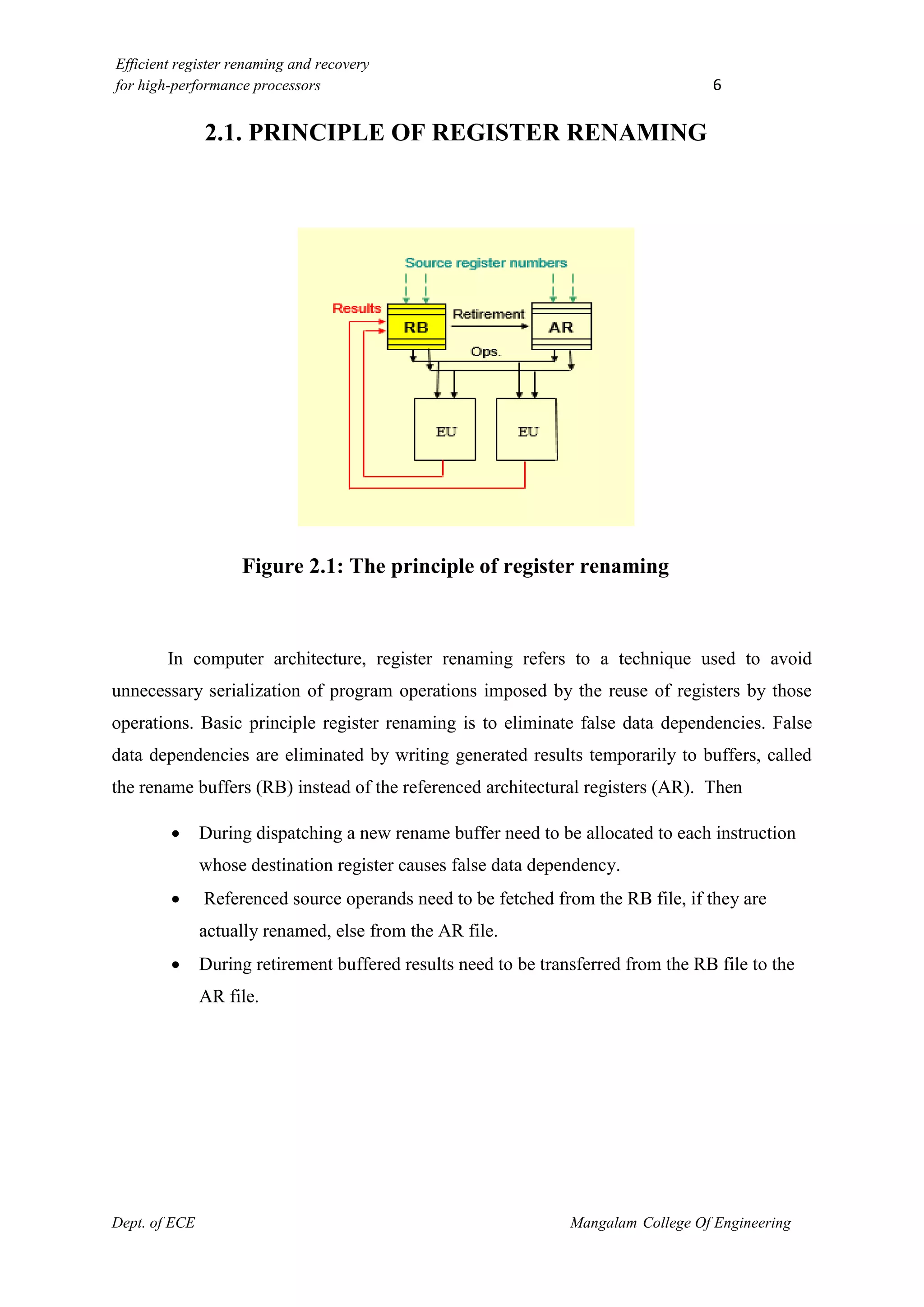 Register renaming technique | PDF