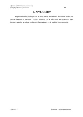 Register renaming technique | PDF