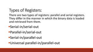 Registers | PPTX