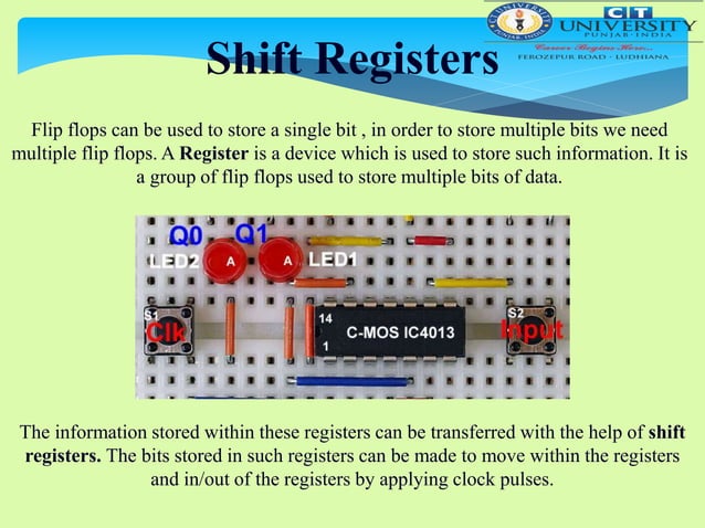 Registers | PPTX | Data Storage and Warehousing | Computing