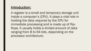 registers Registers and its types types .pptx